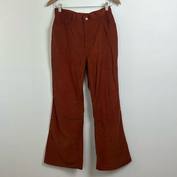 Levi's | Pants & Jumpsuits | Vintage 97s Levis Orange Rust Flare ...